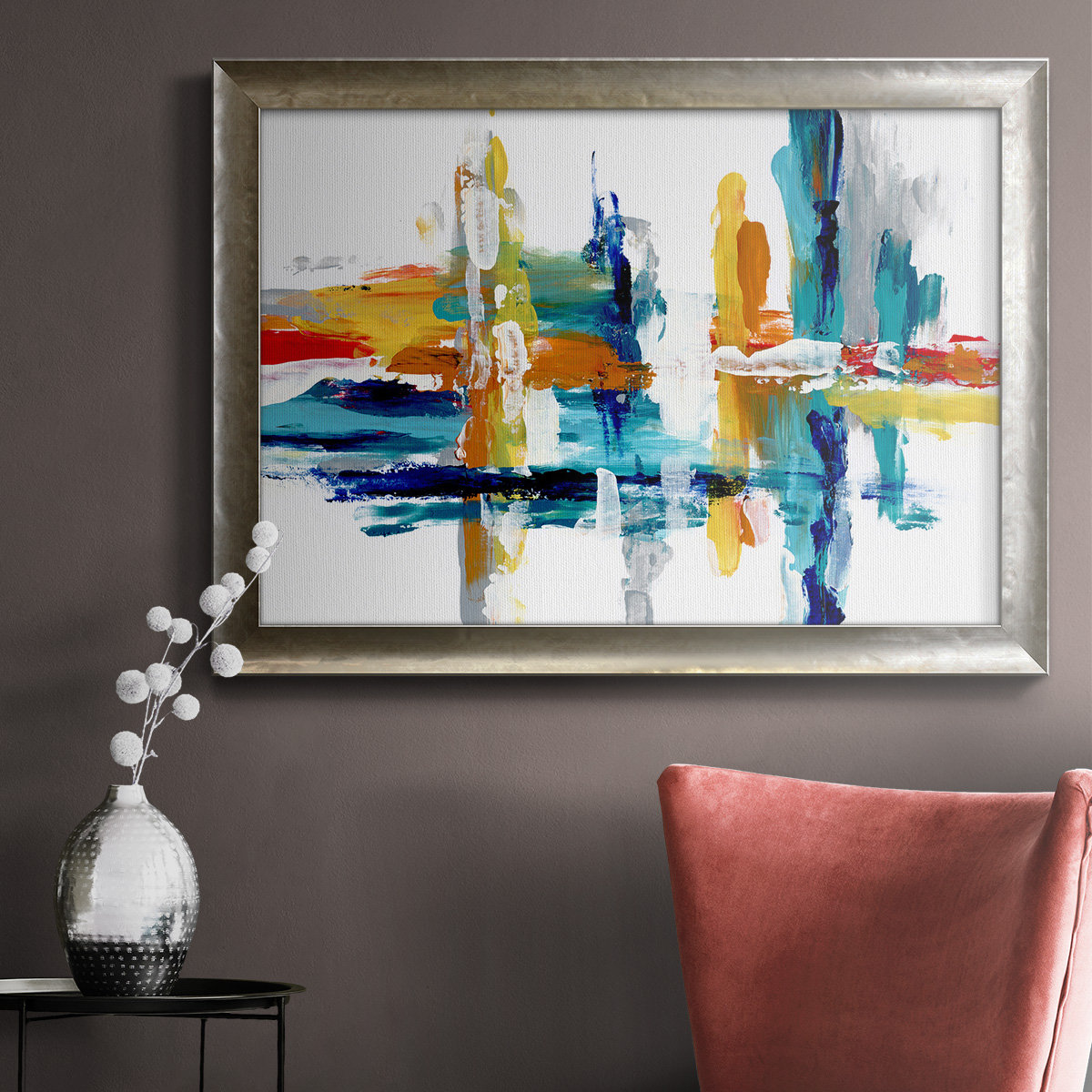 Wrought Studio™ Captive Color III Premium Framed Canvas- Ready To Hang ...