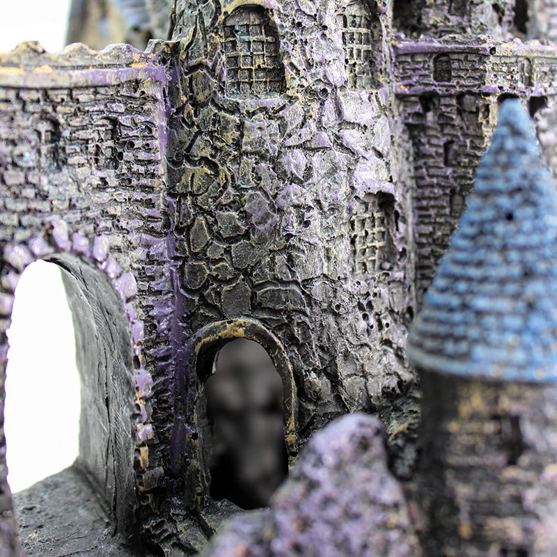 Penn Plax Age-of-magic Extra Large Wizard’s Castle Part B Aquarium ...