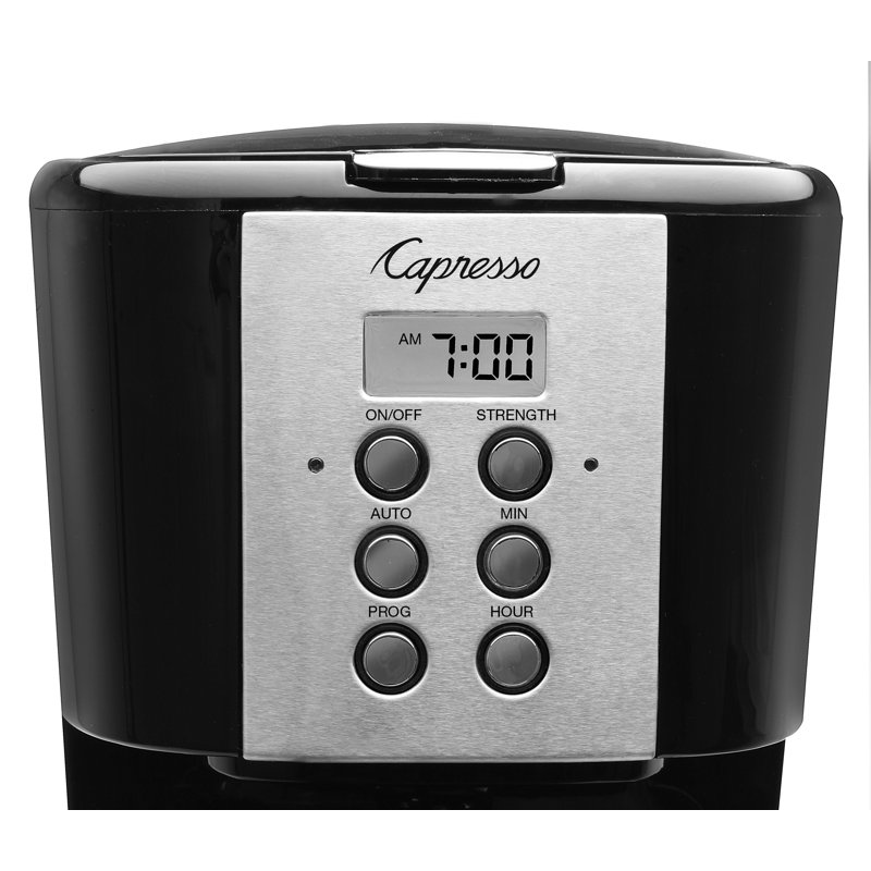 Programmable Coffee Machine Capresso 12-Cup Programmable Coffee Maker ...