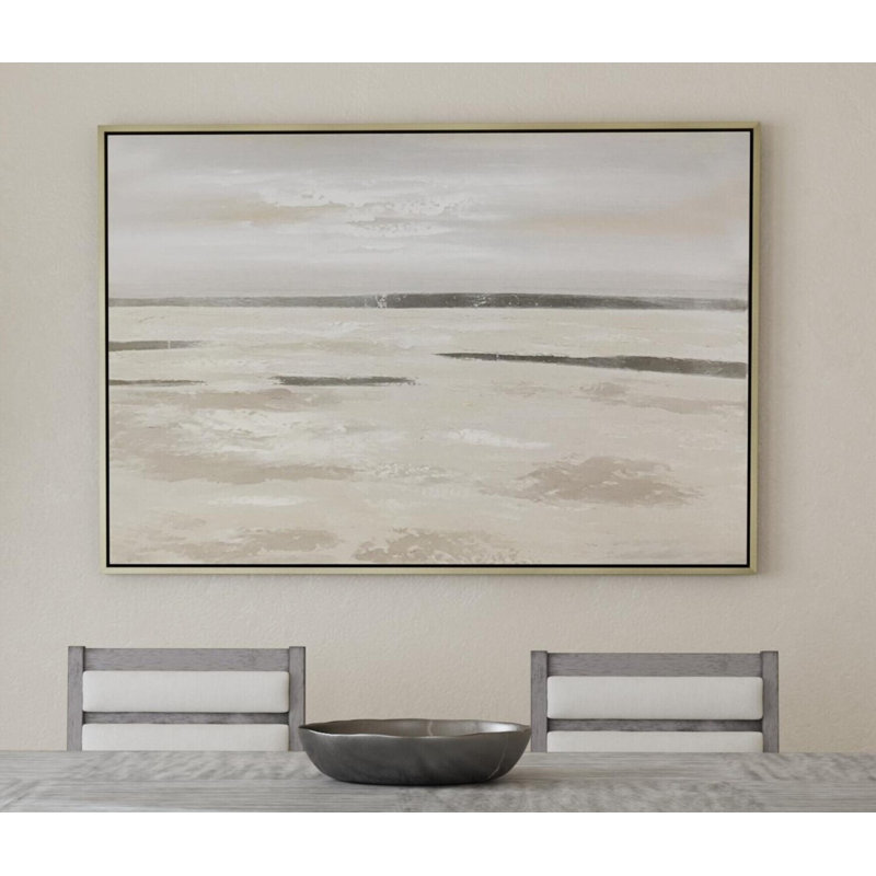 Sand & Stable™ Silver Landscape - Picture Frame Print on Canvas ...