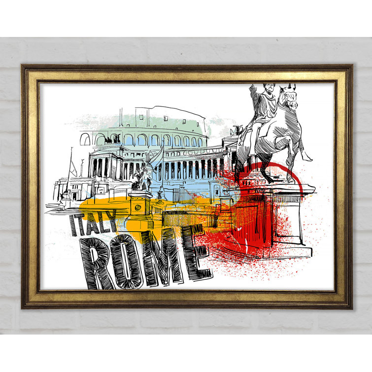 ClassicLiving Monuments Of The City - Single Picture Frame Art Prints ...