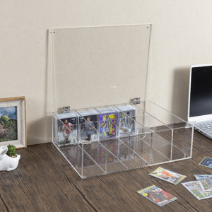 MyGift 5 Compartment Sport Trading Card Storage Box & Reviews | Wayfair