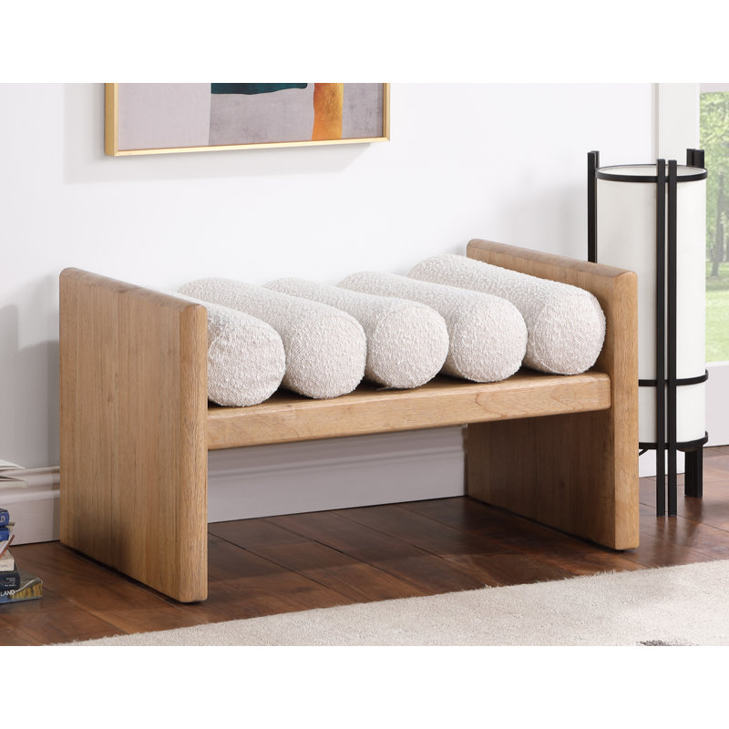 Latitude Run® Adelino Wool Upholstered Bench | Wayfair
