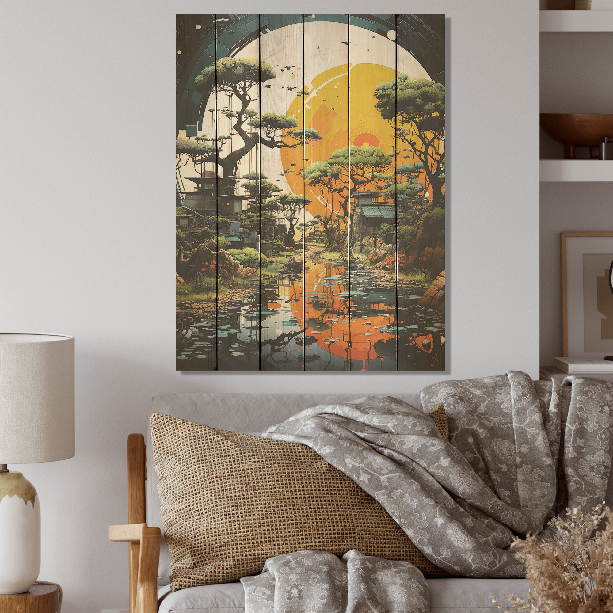 Lark Manor™ Vibrant Oasis Baobab Tree I - Tree Baobab Wood Art On ...