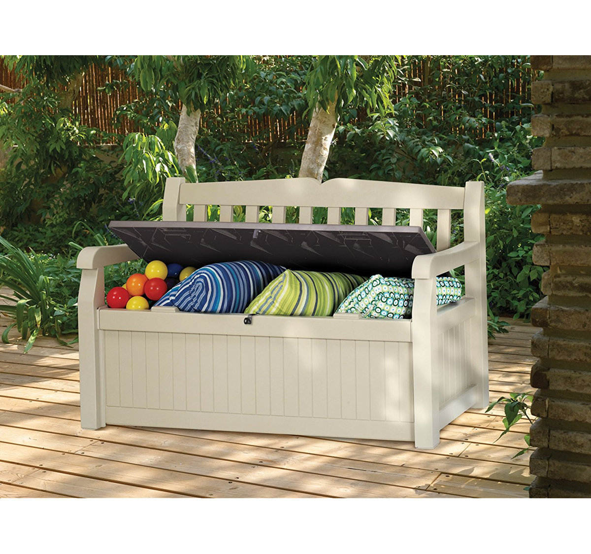 Keter Eden 265L Storage Bench & Reviews | Wayfair.co.uk