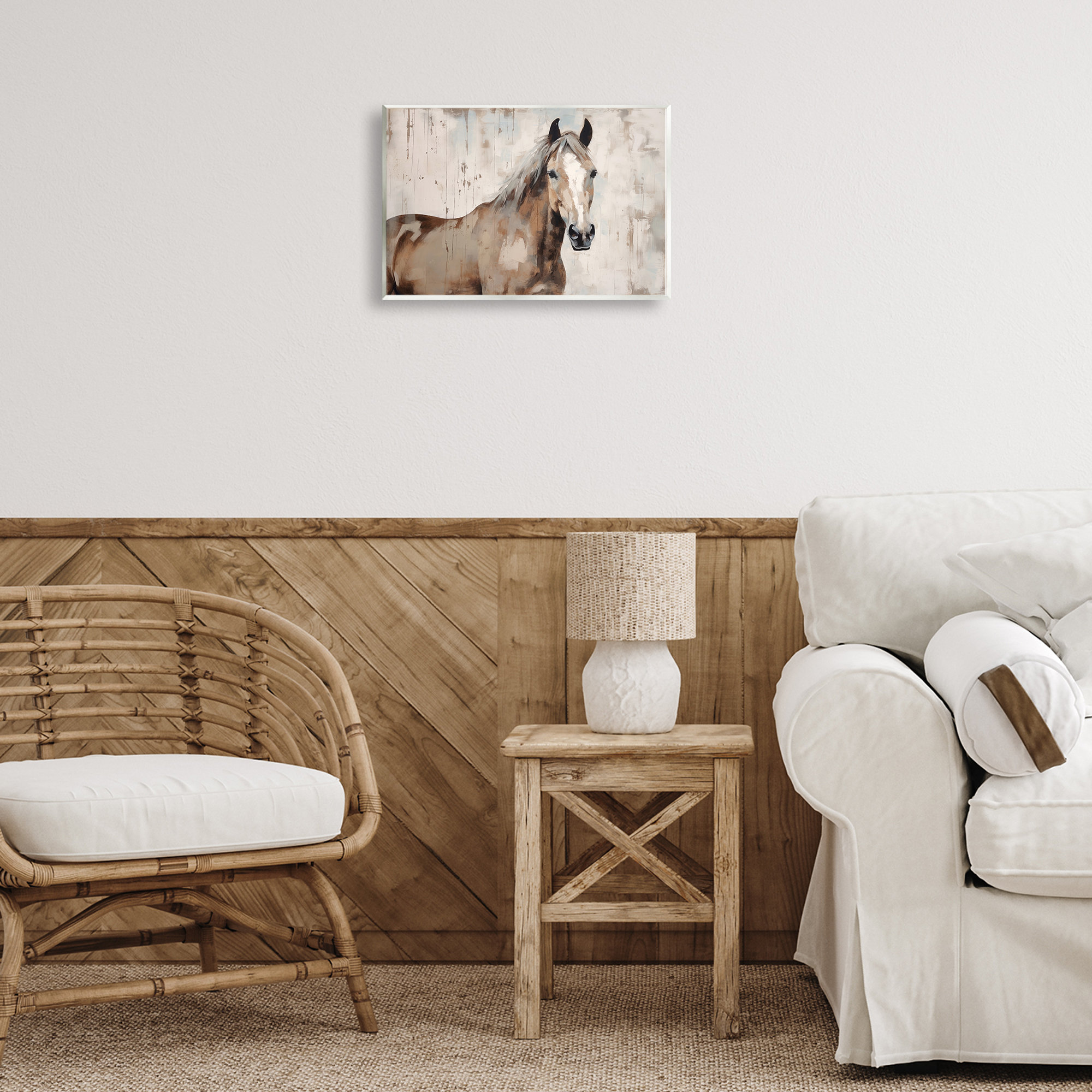 Highland Dunes Rustic Stoic Mare Wall Plaque Art by Irena Orlov | Wayfair