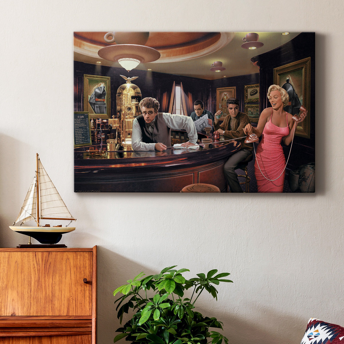 Charlton Home® Java Dreams - Wrapped Canvas Print | Wayfair