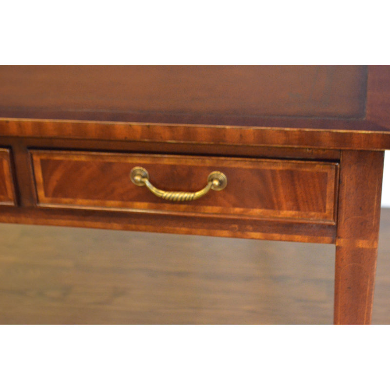 Leighton Hall Furniture Hepplewhite Solid Wood Writing Desk | Wayfair