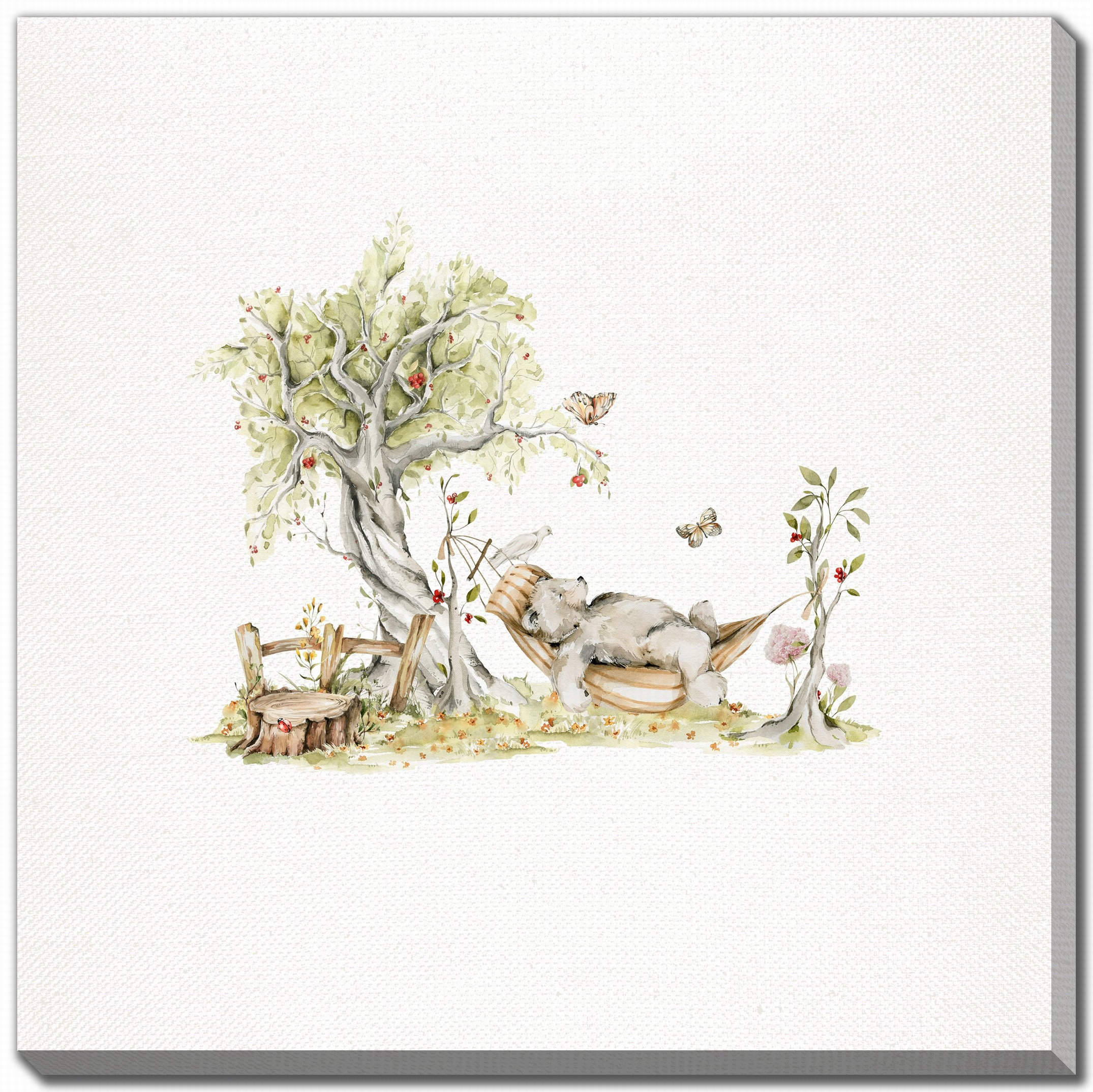 Red Barrel Studio® Lazy Afternoon In The Forest Canvas Wall Art | Wayfair