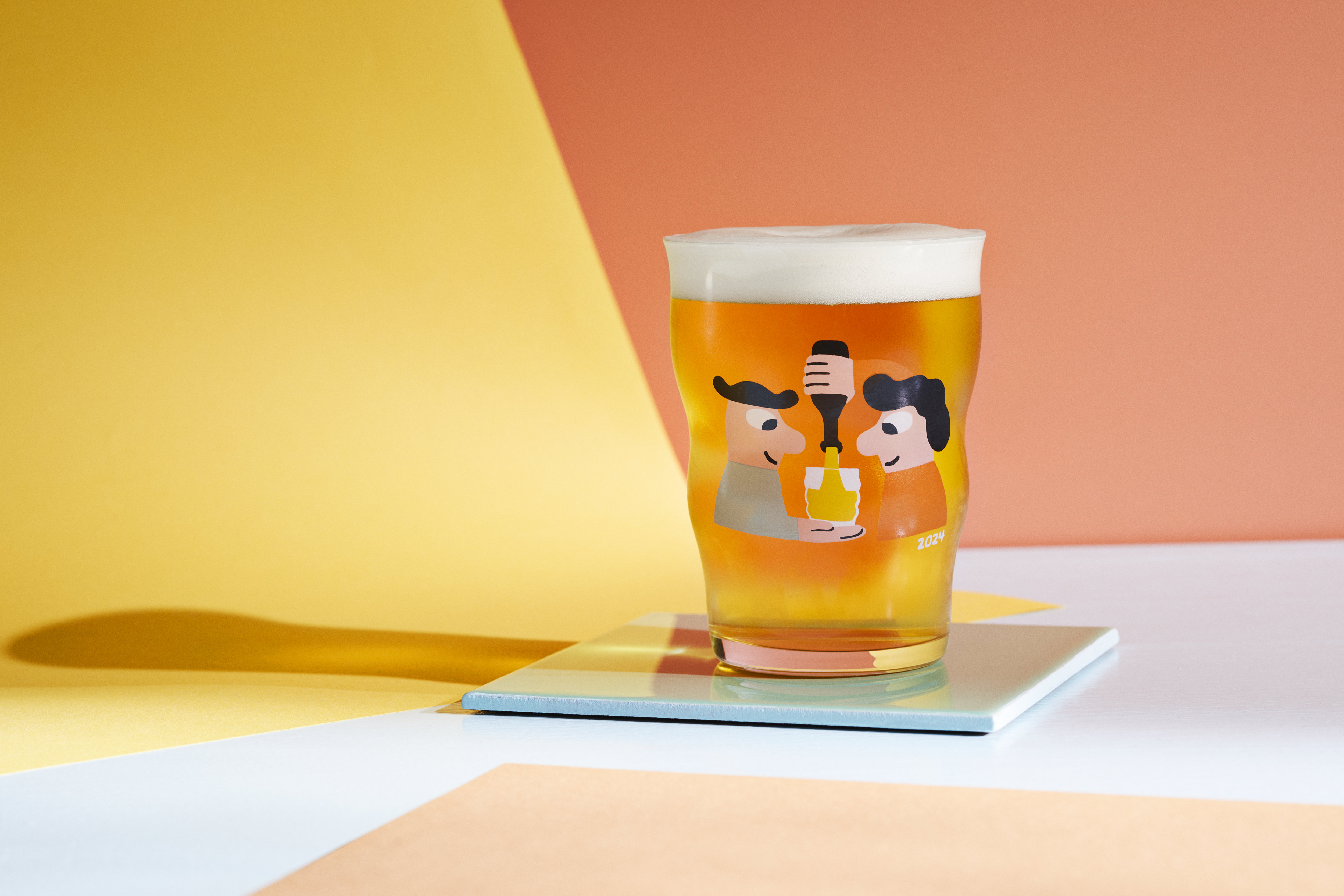 Holmegaard Mikkeller Pint Beer Glas 2024 13.5 Oz Clear W. Deco | Wayfair