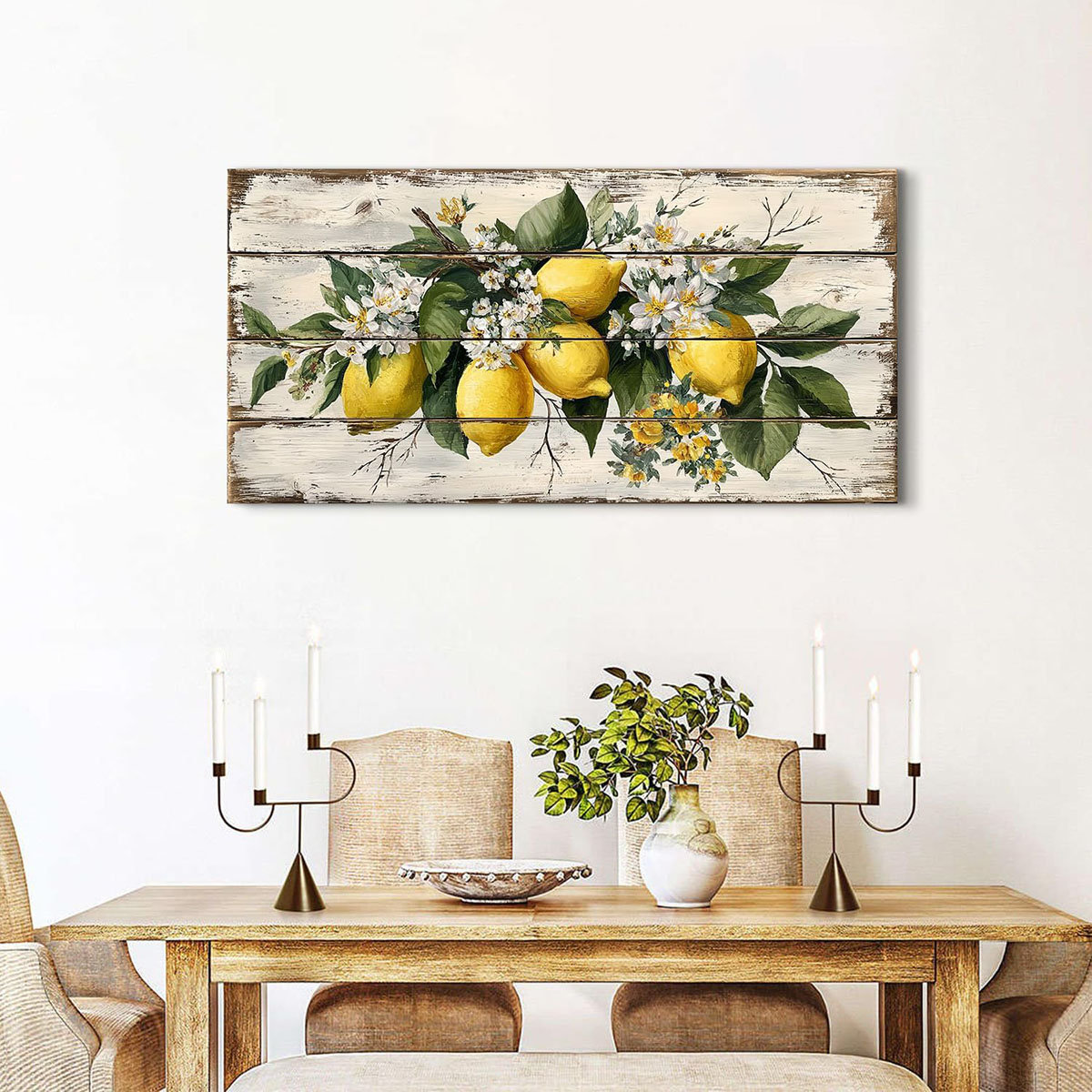 Ophelia & Co. Vintage Lemon Wall Art Lemon Kitchen Pictures Farmhouse ...