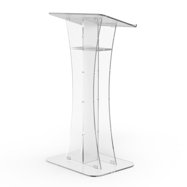 FixtureDisplays Fixture Displays Plexiglass Acrylic Podium Clear ...
