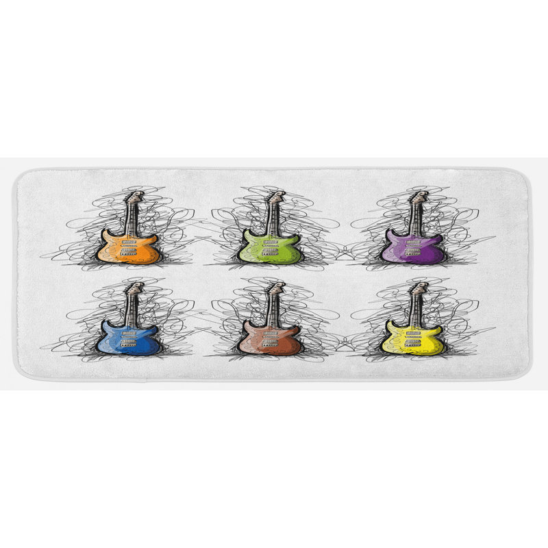 East Urban Home Music Kitchen Mat | Wayfair