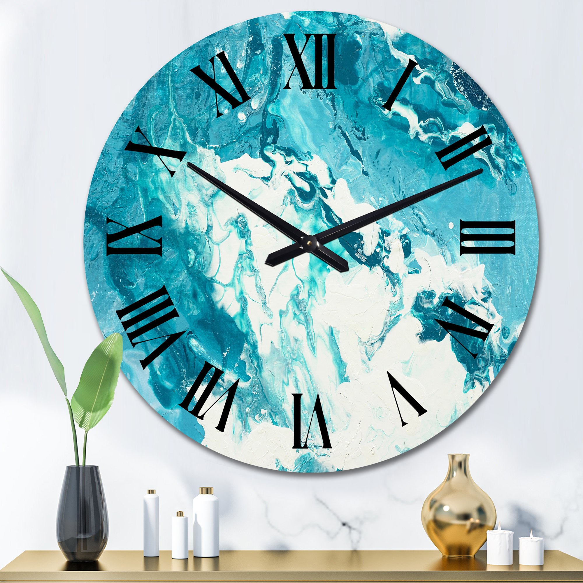 East Urban Home Oversized Modern 29" Wall Clock - Wayfair Canada