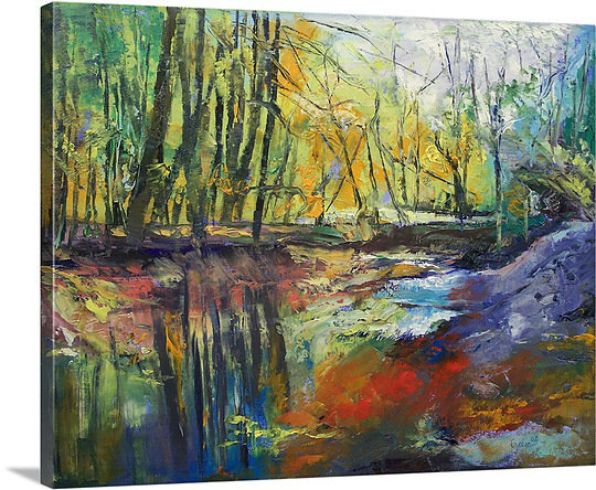 Millwood Pines Uzma Little Sewickley Creek by Michael Creese Painting ...