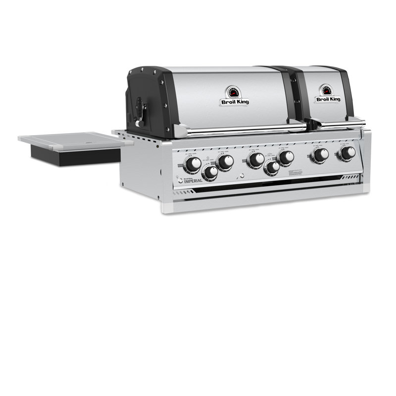 Broil King Imperial S 690 6-Burner Built-In Grill Head with Side Burner ...