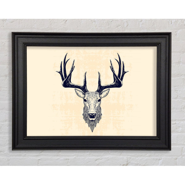 Union Rustic Stag Head - Single Picture Frame Art Prints | Wayfair.co.uk