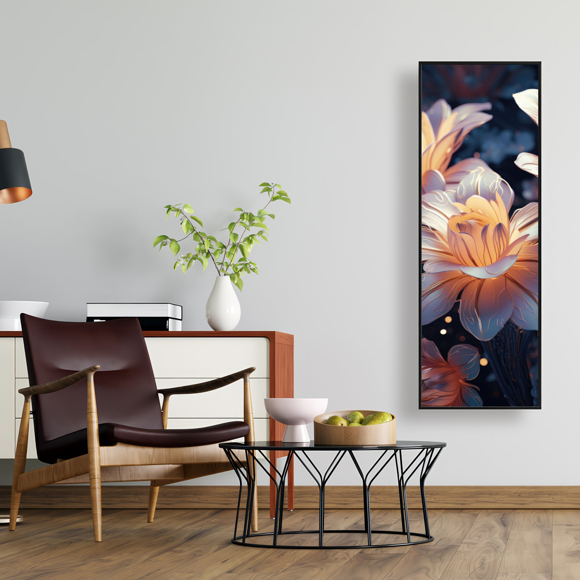 Red Barrel Studio® Pixie flowers Framed canvas | Wayfair