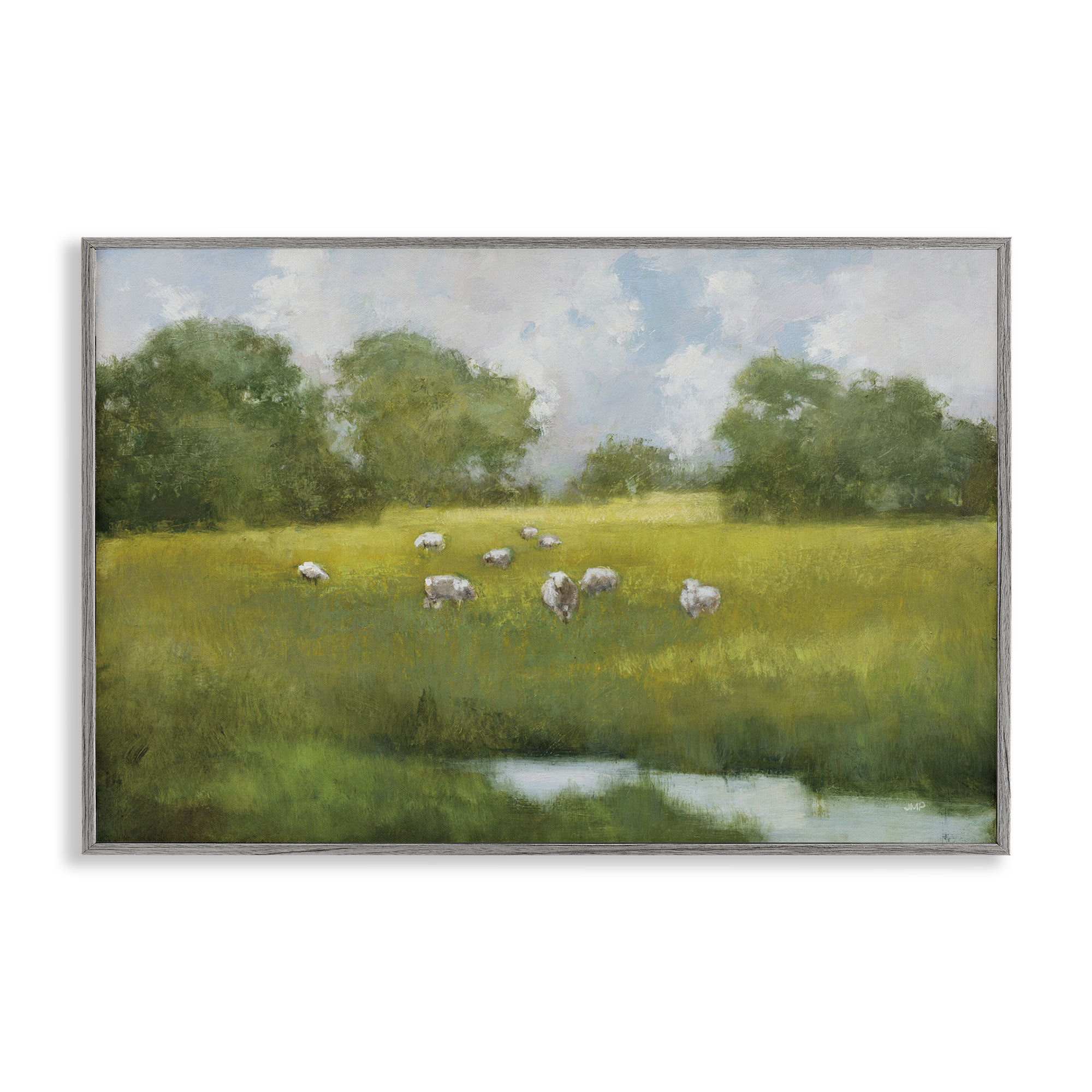 Charlton Home® Sun Grazing Sheep Giclee Art by Julia Purinton | Wayfair