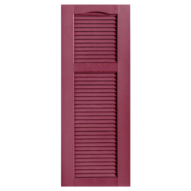 Alpha Shutters Cathedral Top Combination Shutters Pair & Reviews | Wayfair