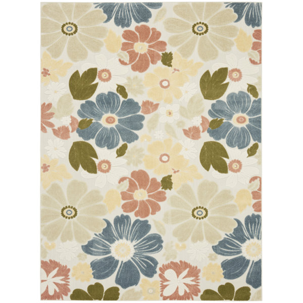Nourison Aloha Multicolor Modern Rug | Wayfair