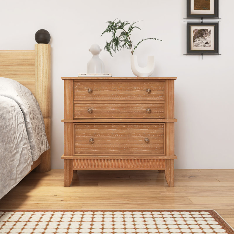 Darby Home Co 3-Drawer Hazel 3-Drawer Side Table For Living Room | Wayfair