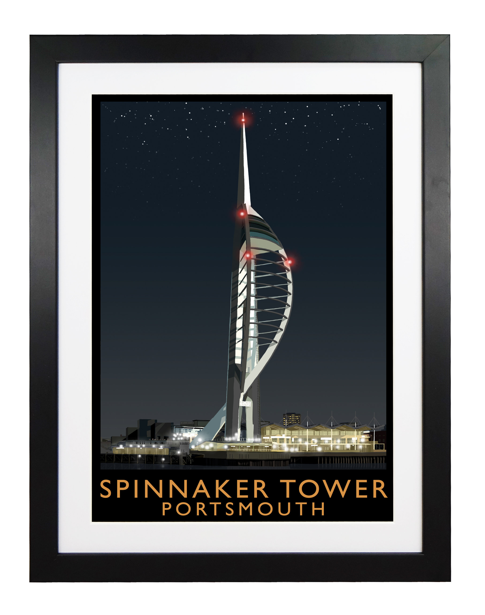 East Urban Home 'Spinnaker Tower 2' Graphic Art | Wayfair.co.uk