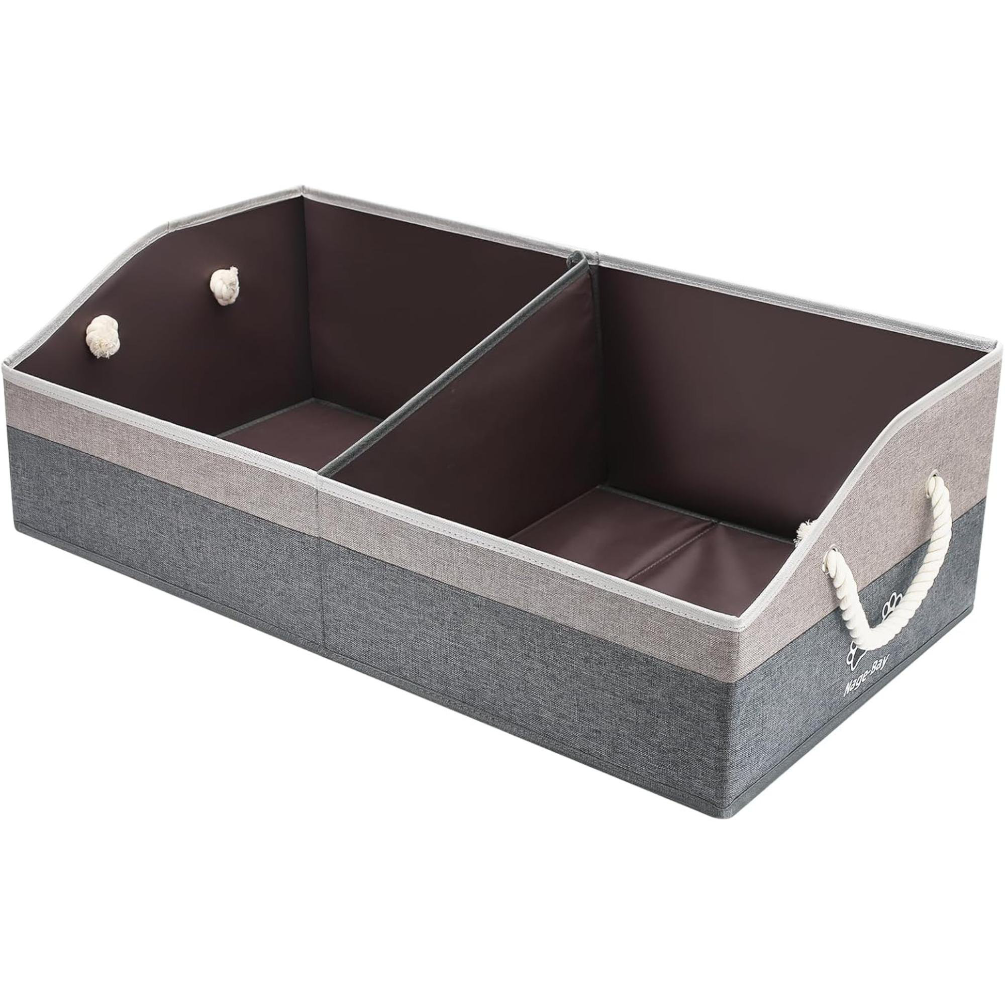 Archie & Oscar™ Large Dog Toy Storage Bin With Handle, Foldable Dog Toy ...