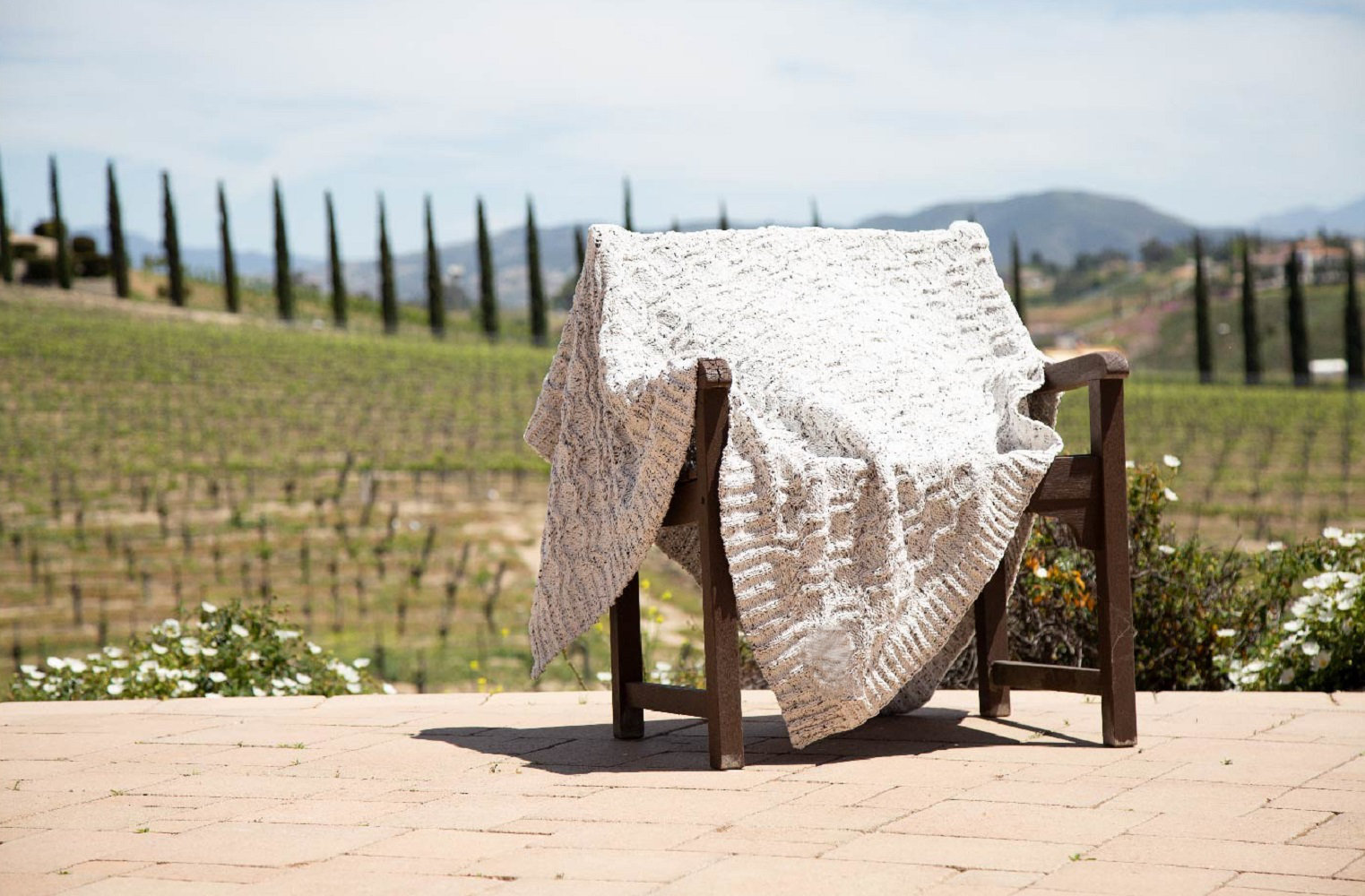 Terry Town Aberdeen Cable Throw | Wayfair