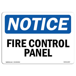 SignMission Fire Control Panel Sign | Wayfair