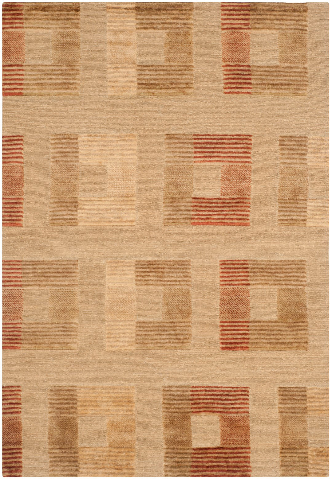 Corrigan Studio® Mile Ranch Santa Fe Hand Knotted 100% Wool Pile ...