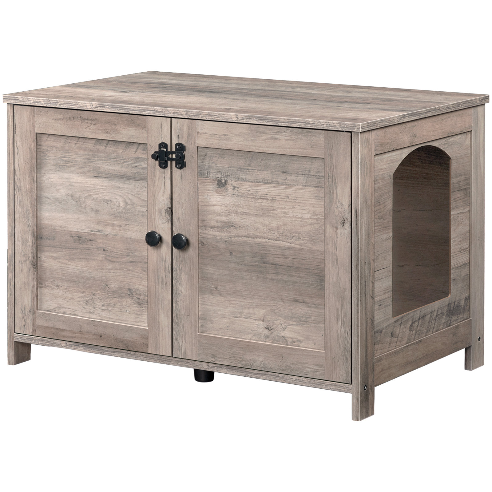 Tucker Murphy Pet™ Cat Litter Box Enclosure Furniture Hidden with Latch ...