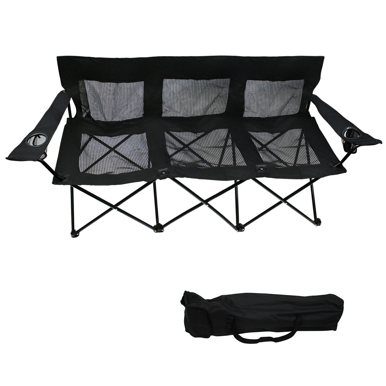 Arlmont & Co. Krystalrose Folding Camping Bench | Wayfair