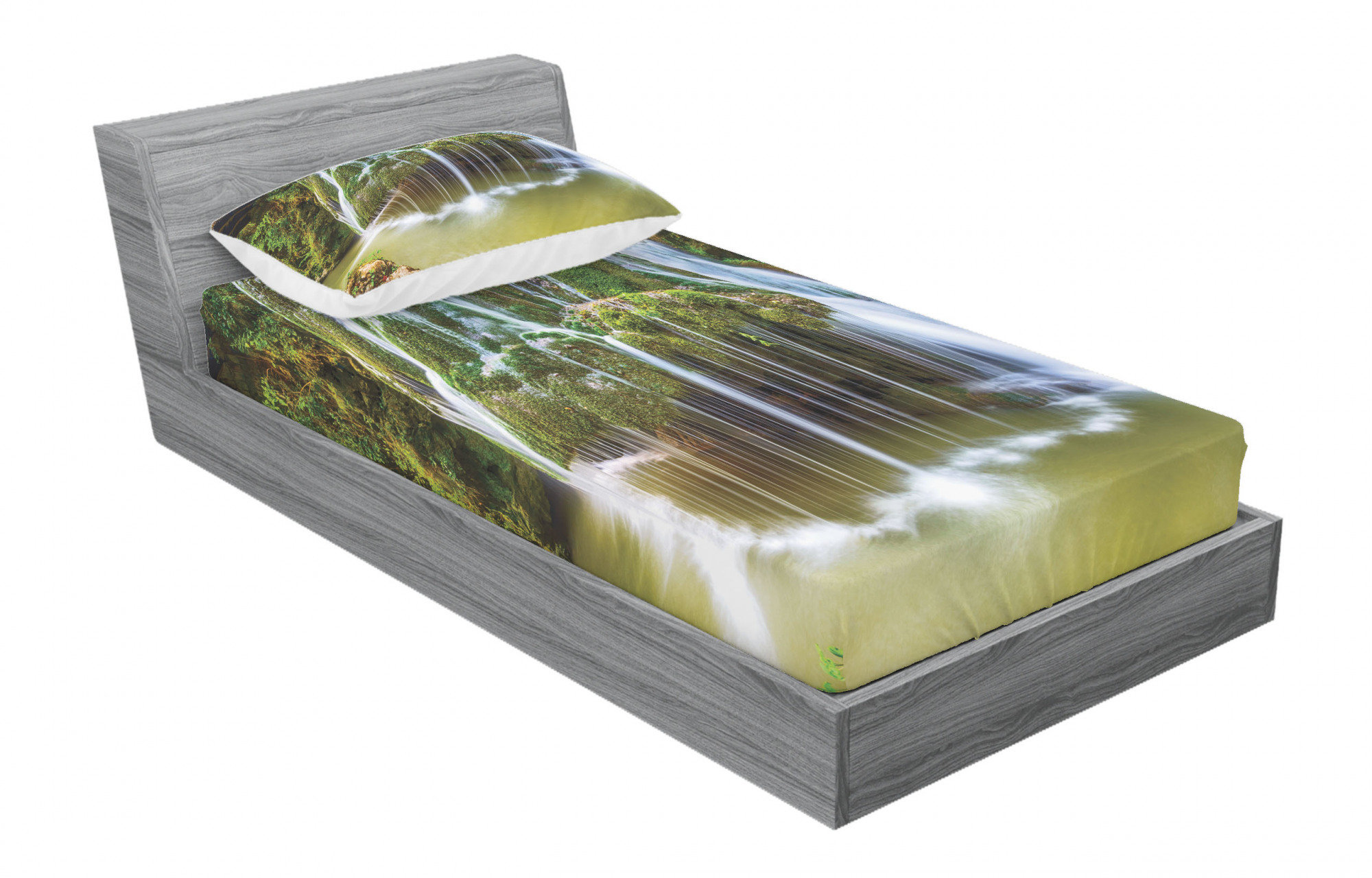 Ambesonne Waterfall Sheet Set | Wayfair