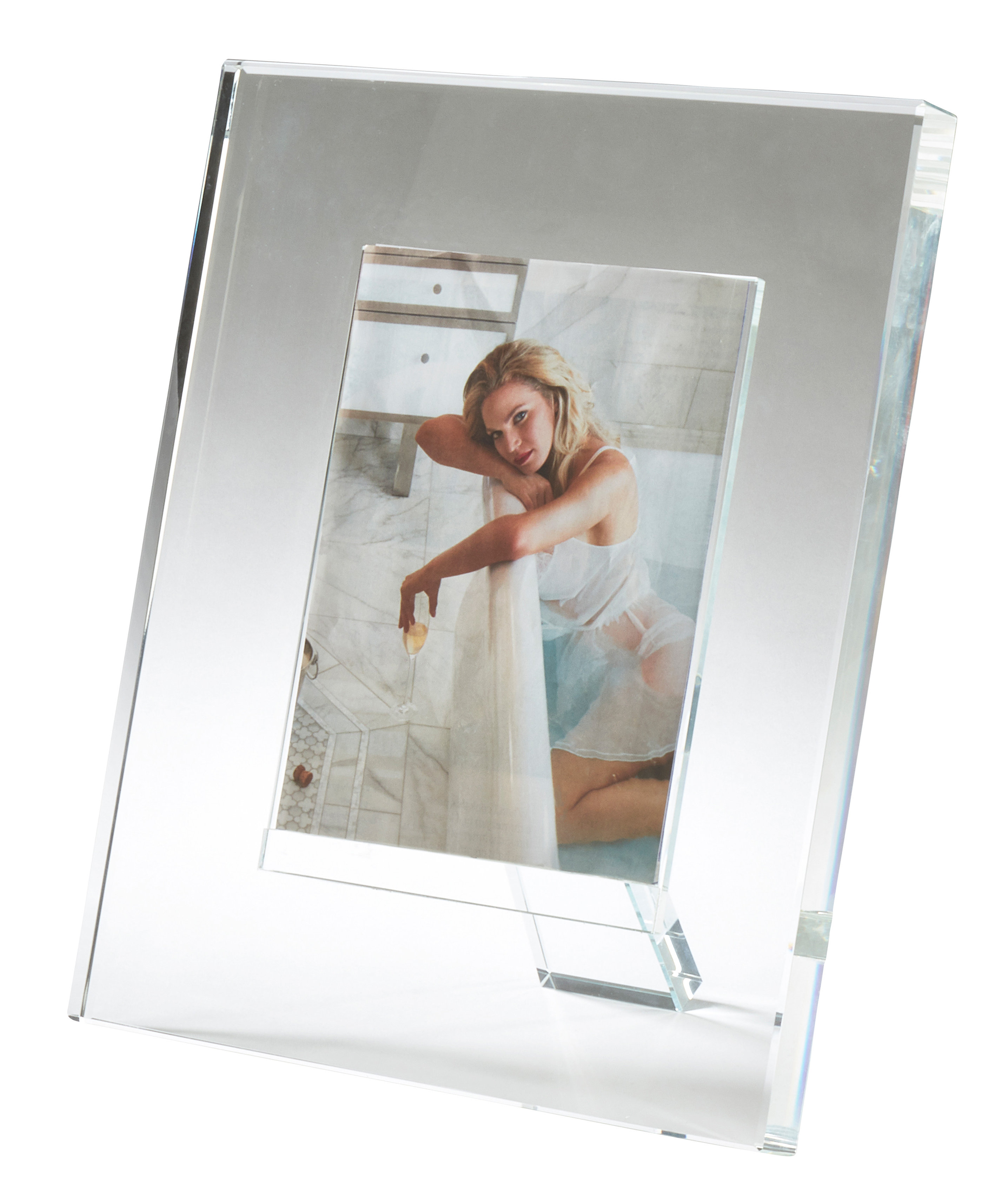 Rosdorf Park Coulter Crystal Glass Picture Frame | Wayfair