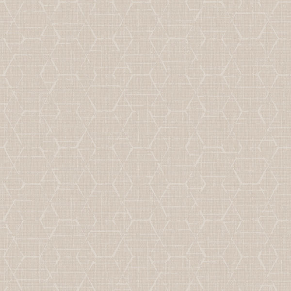 Galerie Wallcoverings Atmosphere Geometric Hextex Design 33' L x 21" W ...