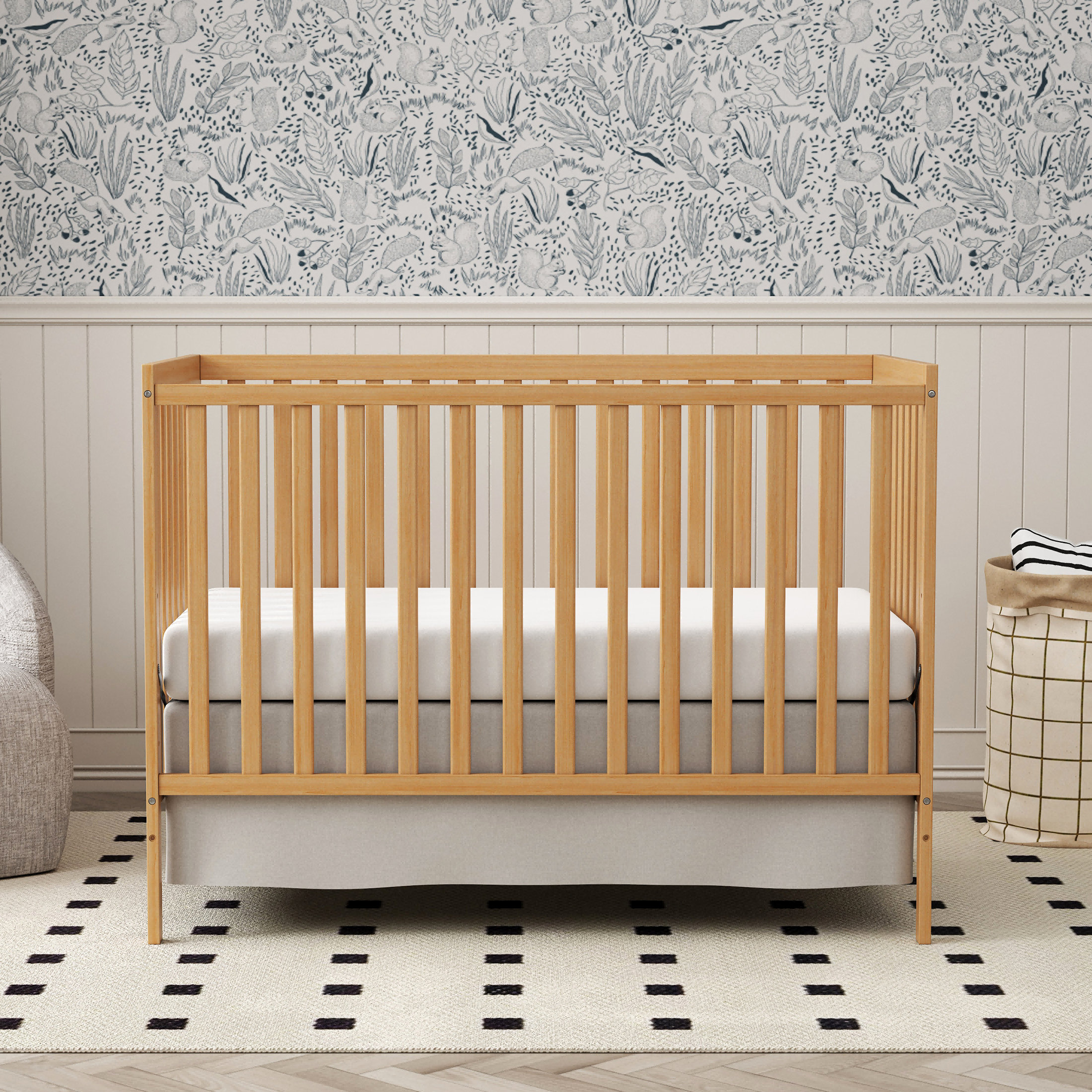 Harriet Bee 5-in-1 Convertible Baby Crib & Reviews - Wayfair Canada