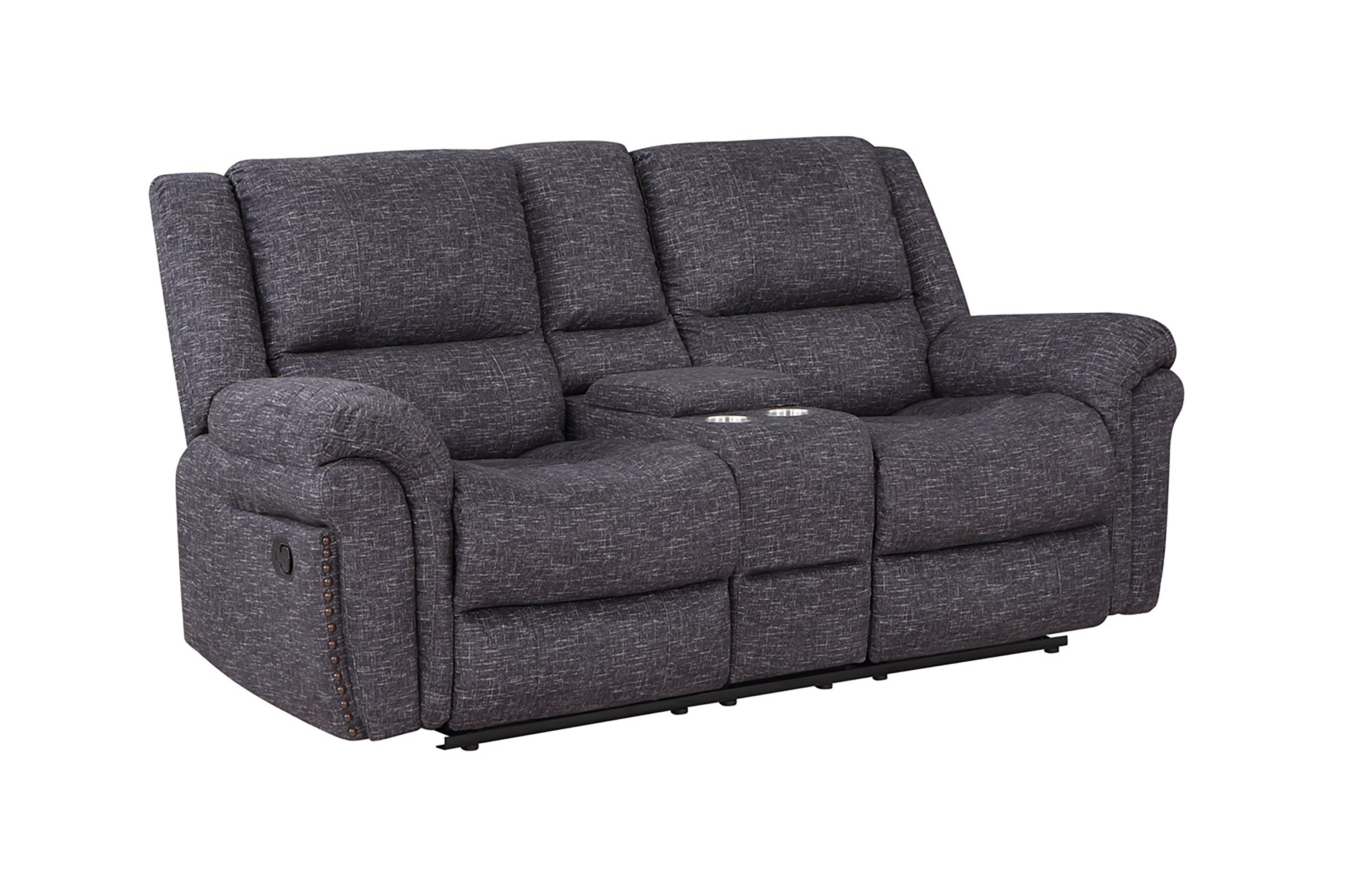 Latitude Run® Terick Sauvage Reclining Love, Gray | Wayfair