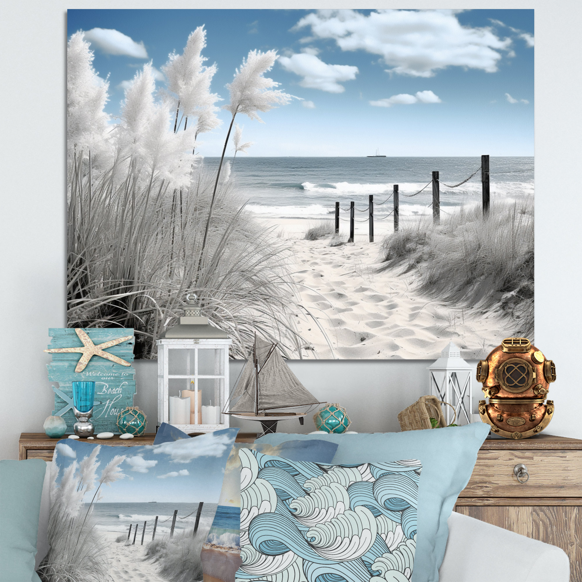 Dovecove Beach Seascape Dreams Path II - Print & Reviews - Wayfair Canada