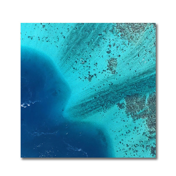 DecorumBY Blue Ocean Print by Beachy | Perigold