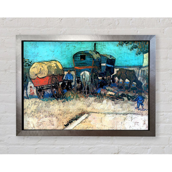 Bright Star Van Gogh Gypsy Camp With Horse Carriage - Single Picture ...