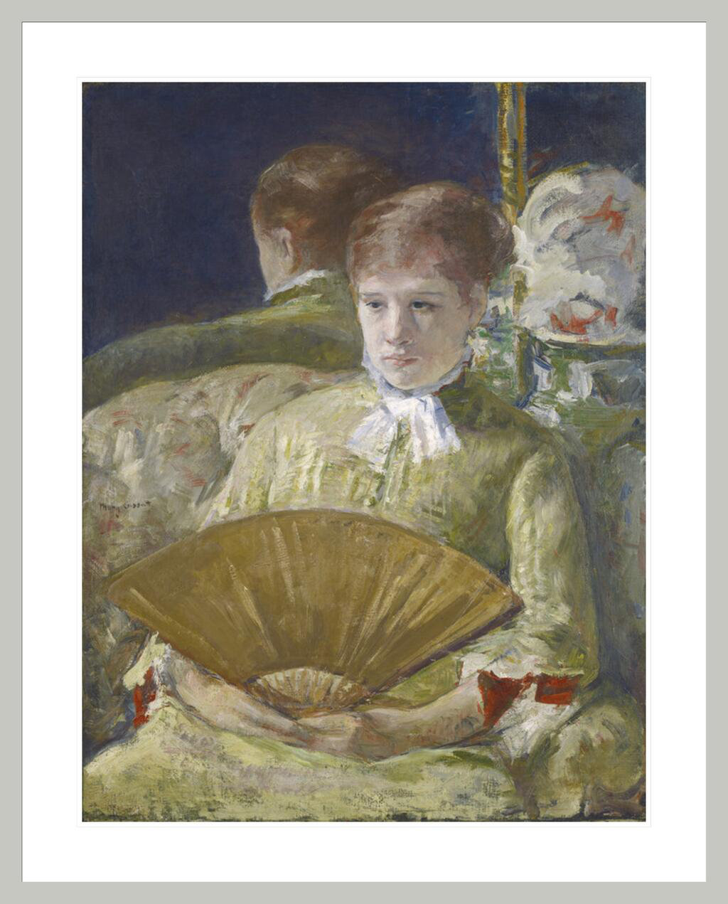 Red Barrel Studio® Miss Mary Ellison by Mary Cassatt -Framed Giclee ...