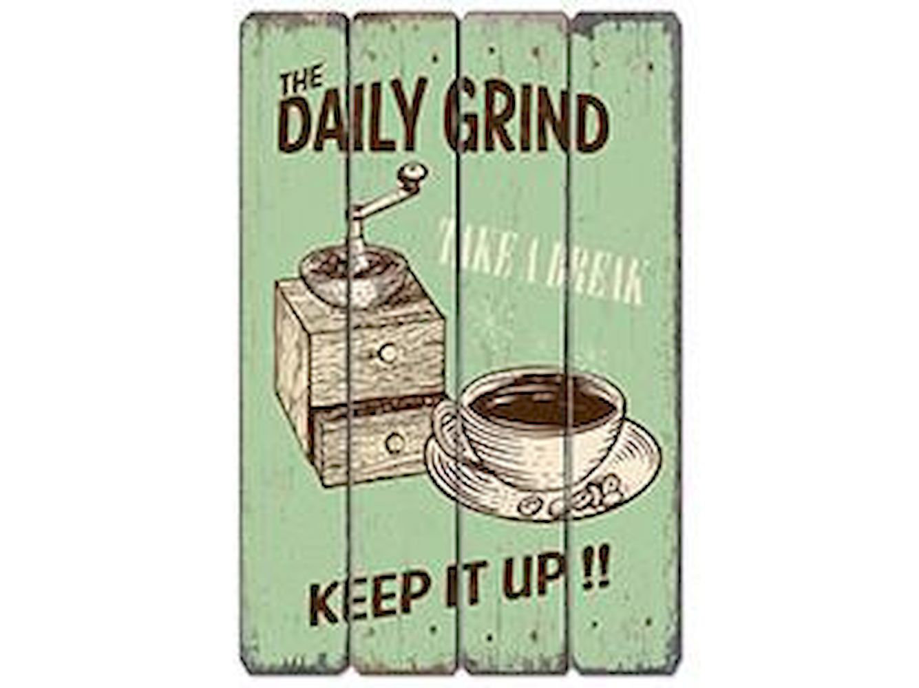 Millwood Pines Grind Coffee Wooden Sign Wall Décor - Wayfair Canada