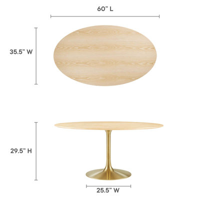Modway Lippa Dining Table by Modway & Reviews | Wayfair