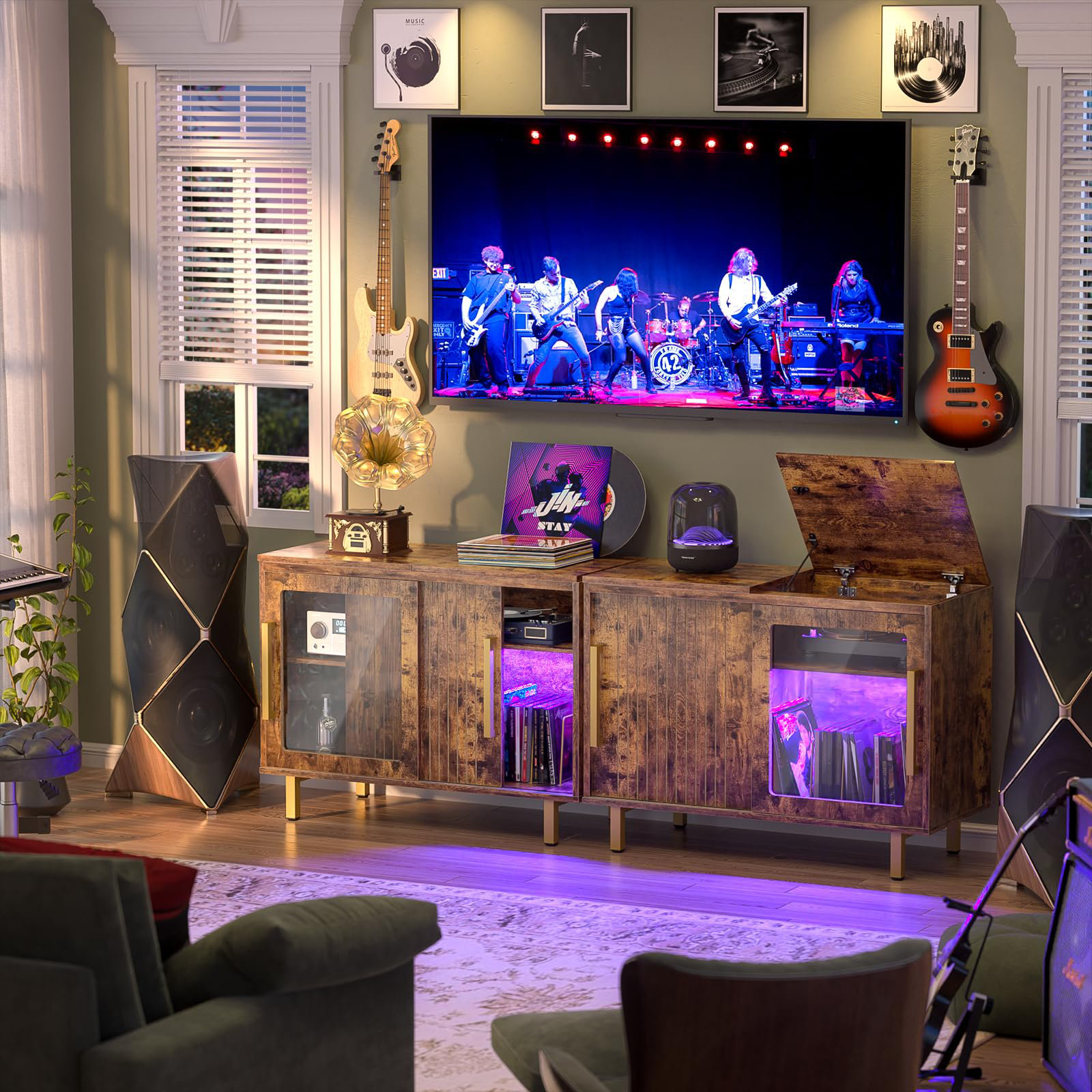 Ivy Bronx Decorative Record Player | Wayfair