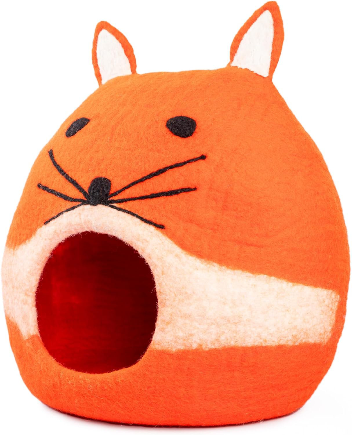 Tucker Murphy Pet™ Luxurious Eco-Friendly Merino Wool Cat Cave Bed ...