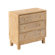 Loon Peak® Fayola Rustic Farmhouse Three Drawer Dresser, Mid Century 3 ...