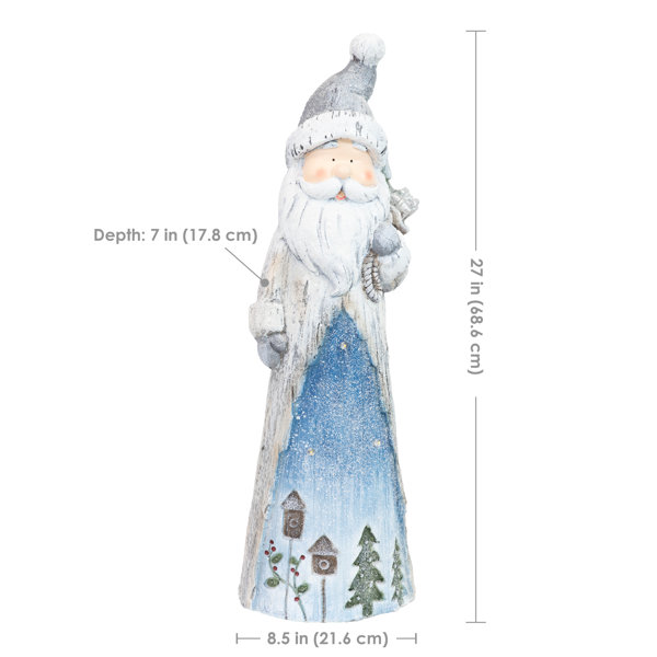The Holiday Aisle® Rustic Father Winter with Pack Indoor Christmas ...