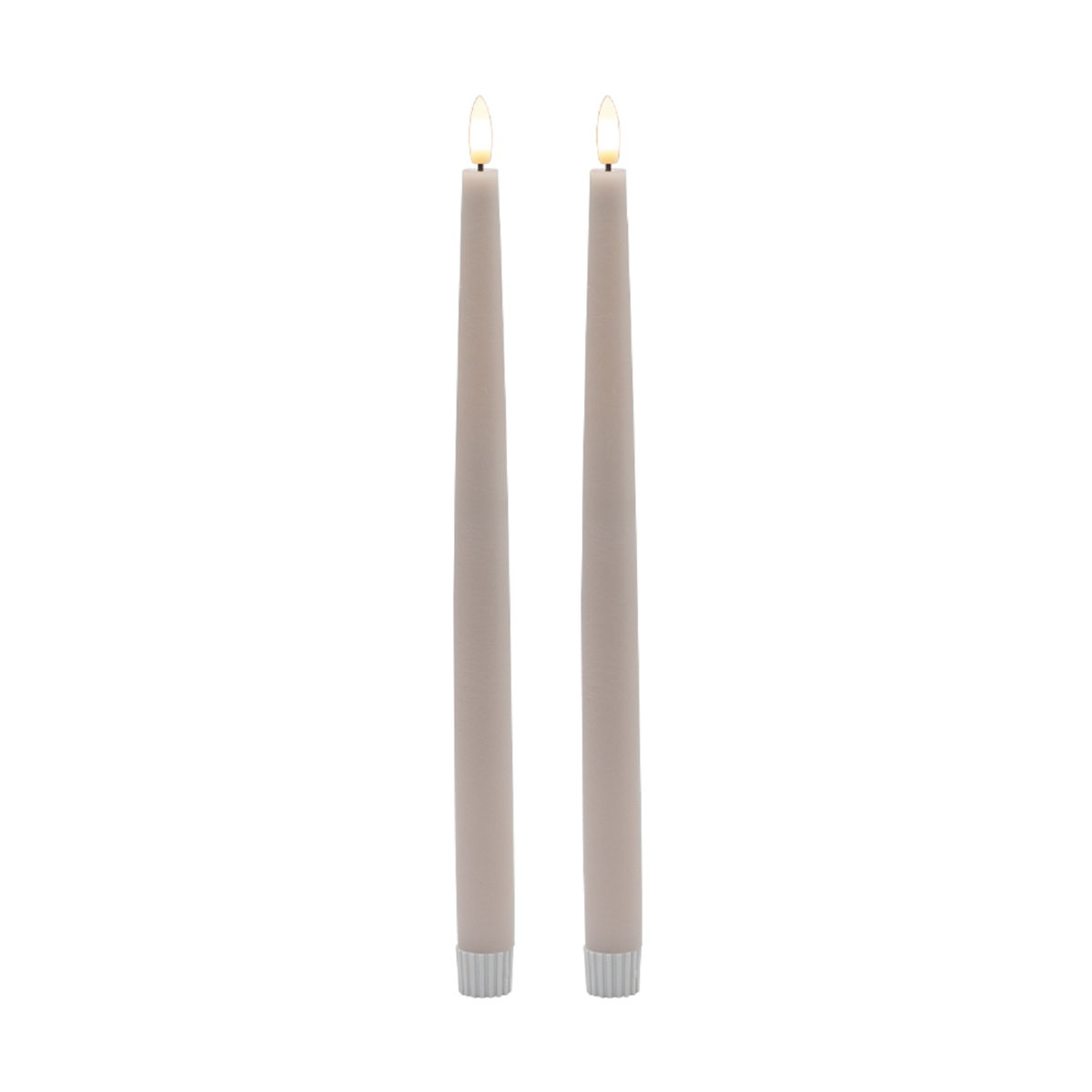 The Party Aisle™ 2 Pc Tall Flameless Taper Candle | Wayfair