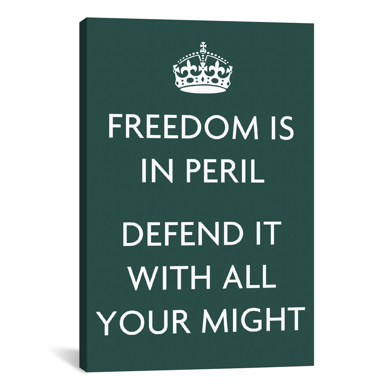 iCanvas Vintage Posters Freedom is in Peril, Defend It with All Your ...